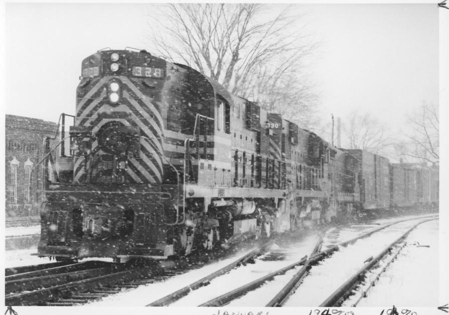 NKP RSD12 328 Fremont OH 2-7-1966 | The Nickel Plate Archive