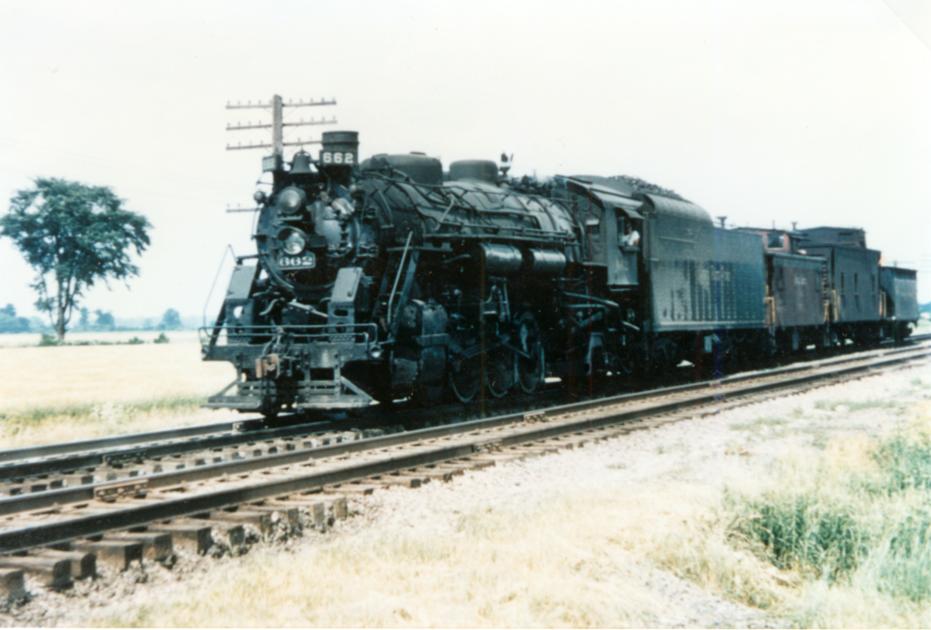 1059 Bellevue OH H-6f 662 wb 6-22-1956 Goodrick | The Nickel Plate Archive
