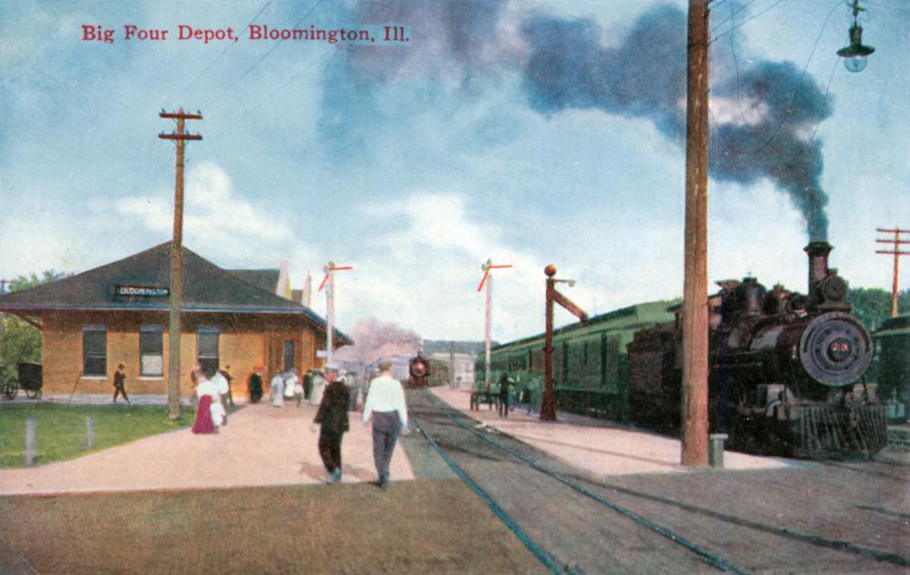3128 Bloomington IL Joint LE&W-Big Four Depot | The Nickel Plate Archive