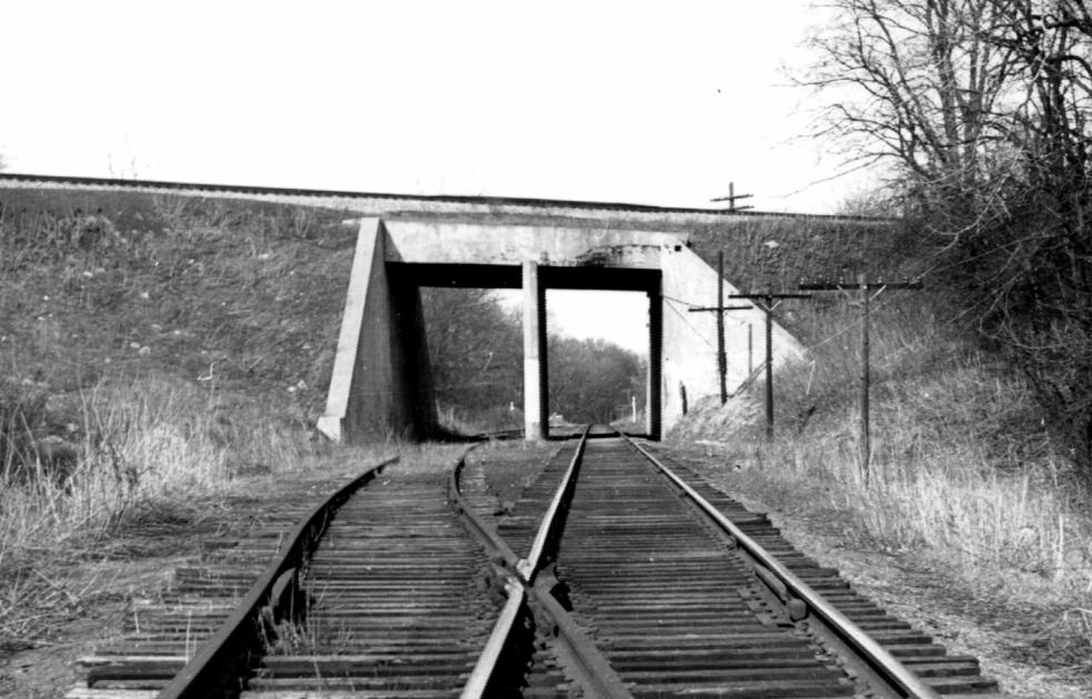 Bridge Huron Branch O. NKP W&LE 3-1957 | The Nickel Plate Archive