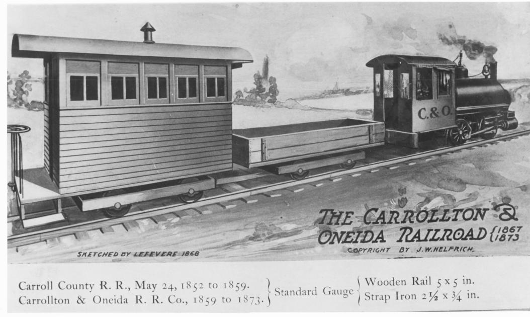 Carrollton & Oneida Drawing CC&S Col | The Nickel Plate Archive