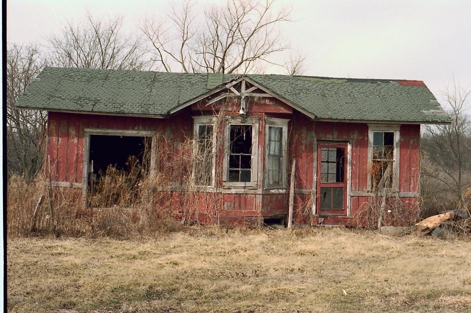 Clover Leaf Depot Cloverdale OH Front View. | The Nickel Plate Archive