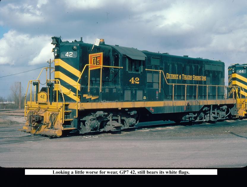 D&TSL GP7 42 Port Huron MI 3-17-76 M.P.McIlawaine | The Nickel Plate Archive