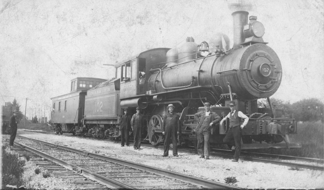 D&TSL Steam 0-6-0 102 w Caboose 114 | The Nickel Plate Archive