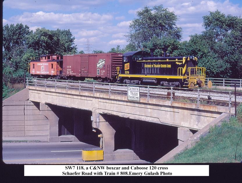 D&TSL SW7 118 Dearoad MI Train # 808 8-77 | The Nickel Plate Archive