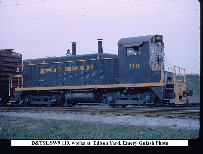 D&TSL SW9 119 Edison Yard MI April 1964 | The Nickel Plate Archive