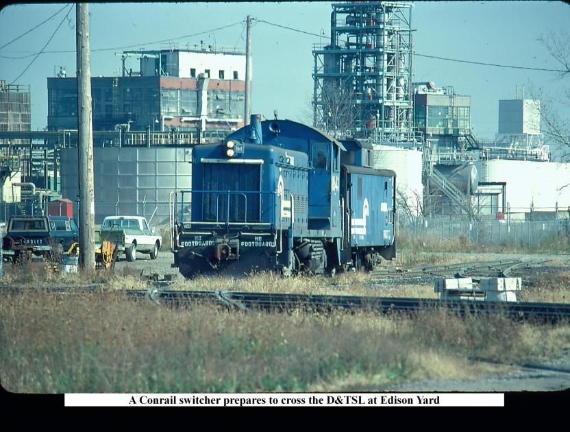 D&TSL View Edison Yard MI Conrail SW 10-30-79 | The Nickel Plate Archive