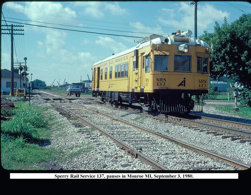 D&TSL View Monroe MI Sperry Car 137 9-3-1980 | The Nickel Plate Archive
