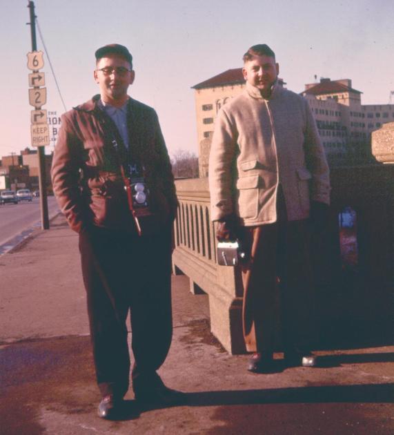 Jim Hawk & Don Krofta Rocky River Oh 1958 | The Nickel Plate Archive