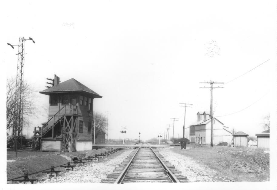 LE&W Tower Burgoon OH 4-27-1947 | The Nickel Plate Archive