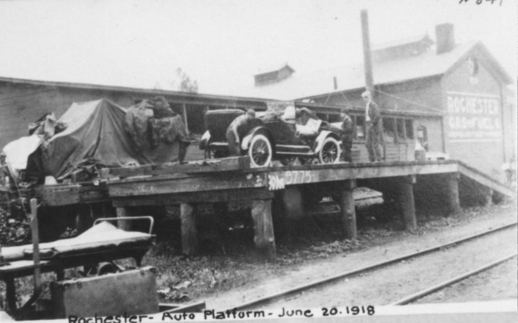 LE&W View Rochester IN.Team track ramp 1910's | The Nickel Plate Archive