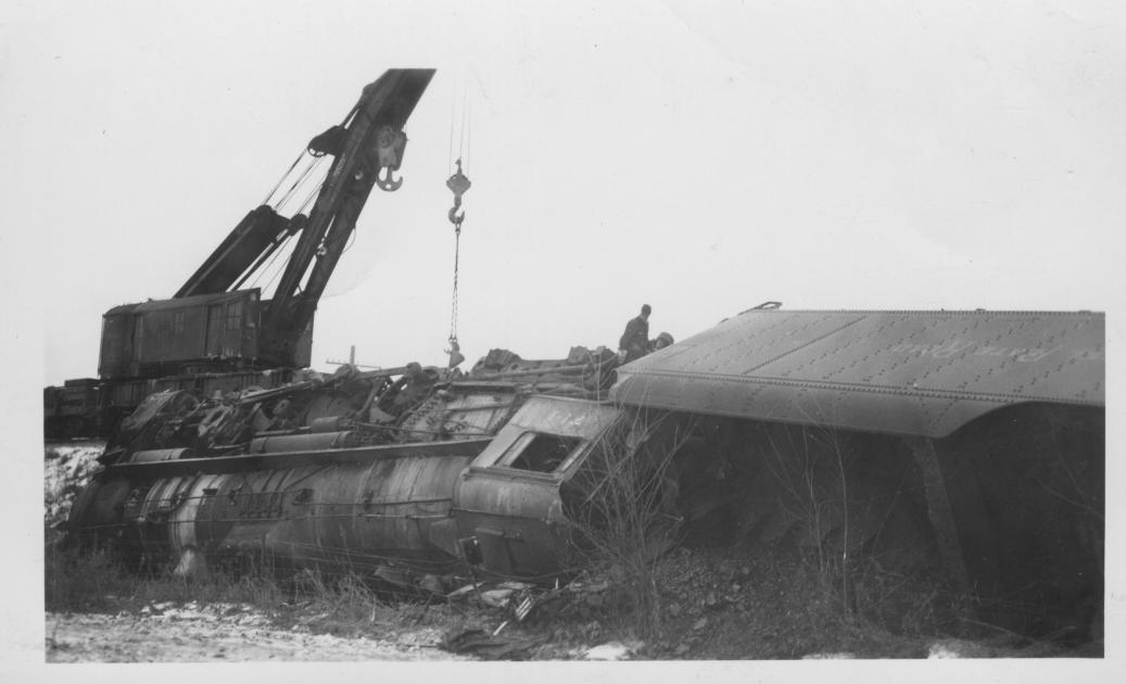 LE&W Wreck Oakland OH Class S 711 1937 | The Nickel Plate Archive