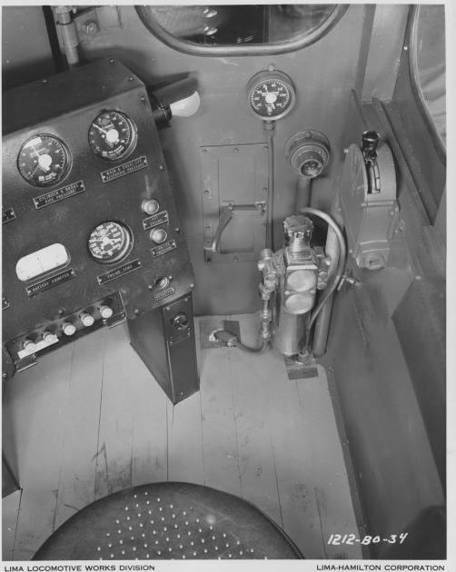 Lima Hamilton 1200 HP Controls | The Nickel Plate Archive
