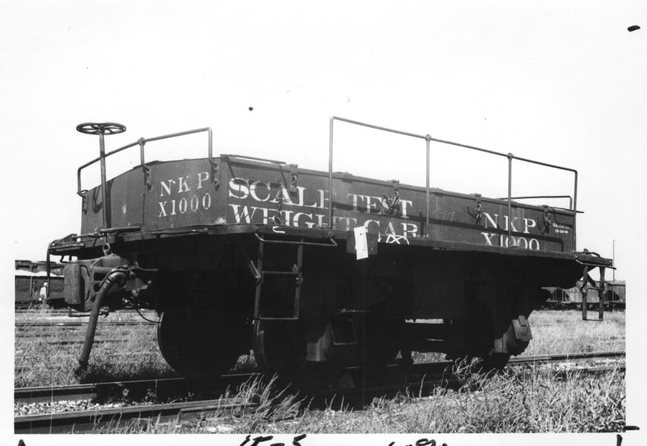 MofW X1000 Scale Test car 8-2-1947 | The Nickel Plate Archive