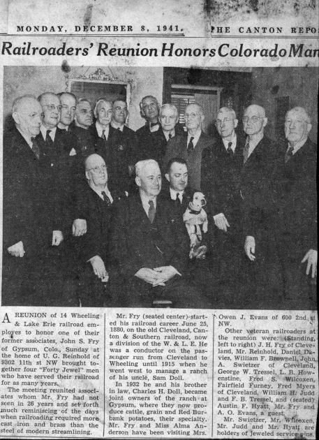 News Article - 1st CC&S Reunion Photo | The Nickel Plate Archive
