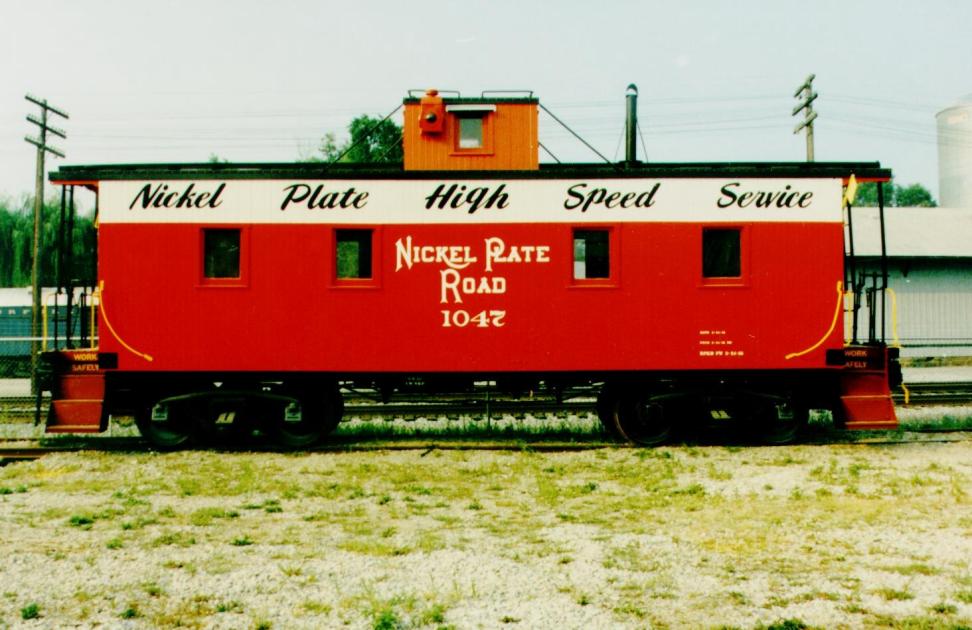 NKP #1047 Wdn Cab Bellevue 1991c | The Nickel Plate Archive