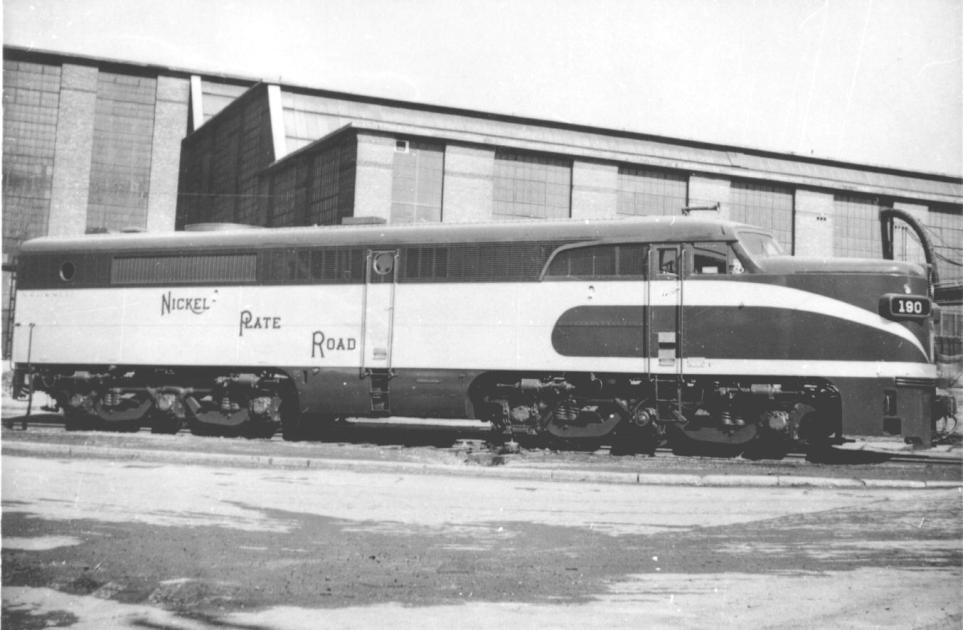 NKP #190 PA1 Builder Photo 1948 | The Nickel Plate Archive