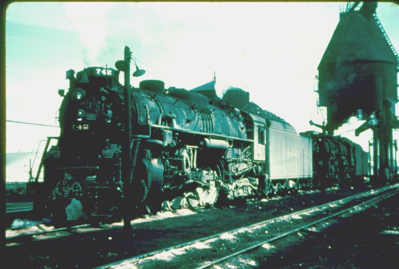 NKP 2-8-4 #742 Ft Wayne IN 1952 | The Nickel Plate Archive