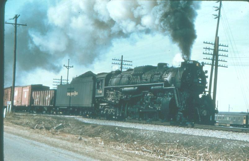 NKP 2-8-4 #745 Bellevue OH 1955 | The Nickel Plate Archive