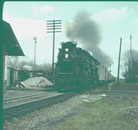 NKP 2-8-4 #747 Claypool IN 4-1957 | The Nickel Plate Archive