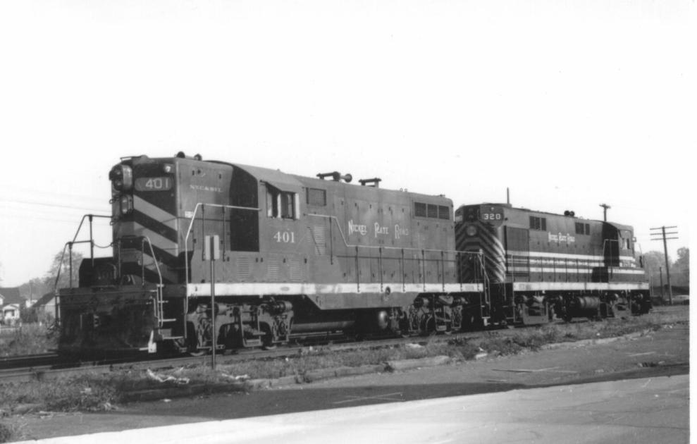 NKP #401 GP7 Fremont 11-19-63 | The Nickel Plate Archive