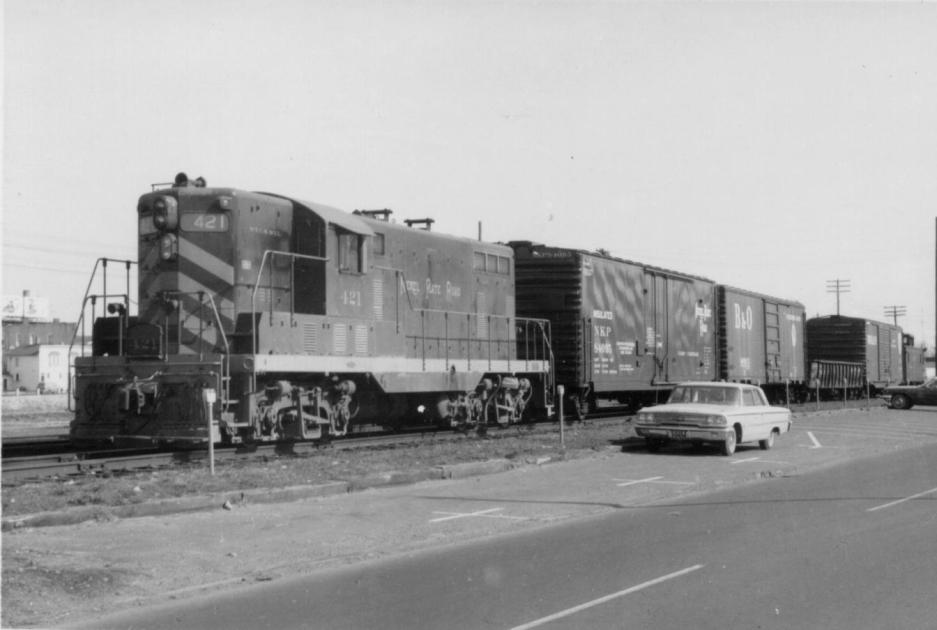 NKP #421 GP7 Fremont 2-19-62 | The Nickel Plate Archive