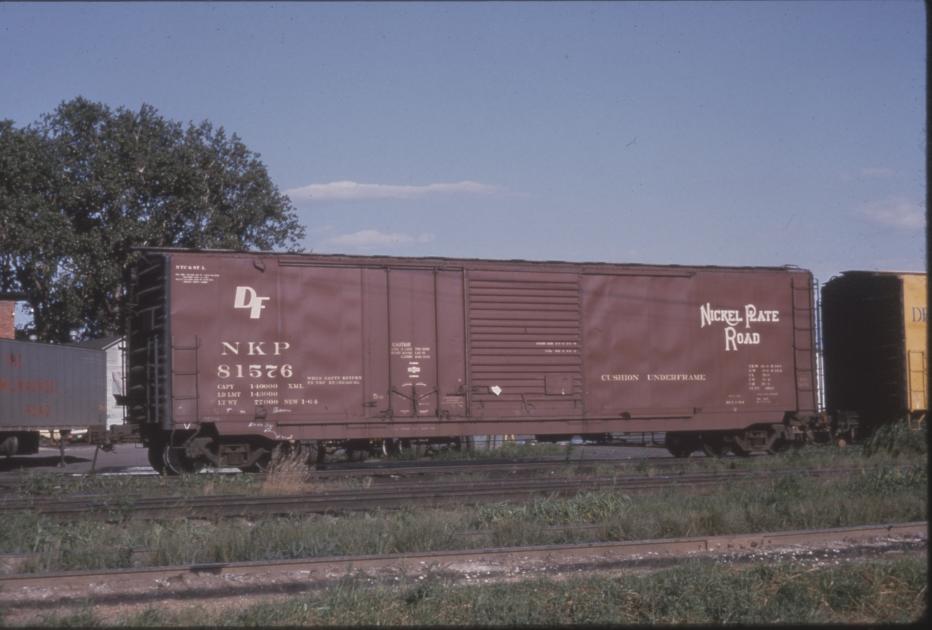 NKP 50ft Boxcar 50ft 81576 unknown location CombDr | The Nickel Plate ...