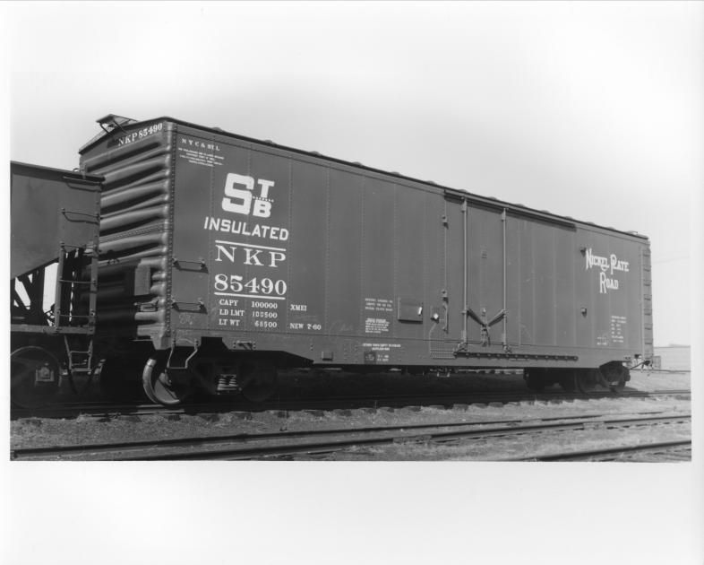 NKP 50ft Boxcar 50ft 85490 Plug Door BBL | The Nickel Plate Archive