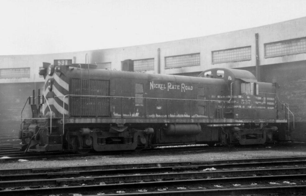 NKP #537 RS3 Bellevue 1-31-65 | The Nickel Plate Archive