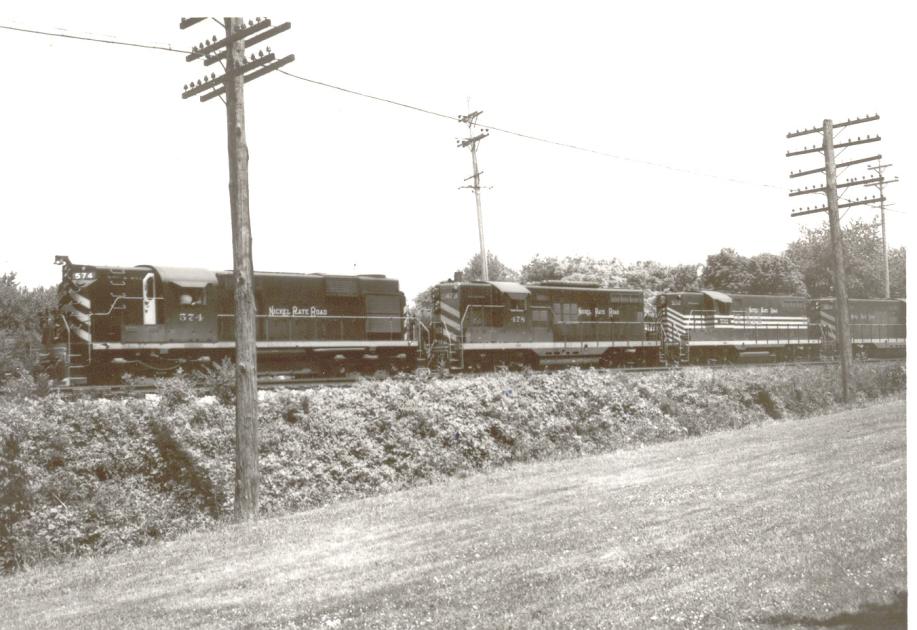 NKP #574-478-532-504-479 Huron OH 1953 | The Nickel Plate Archive