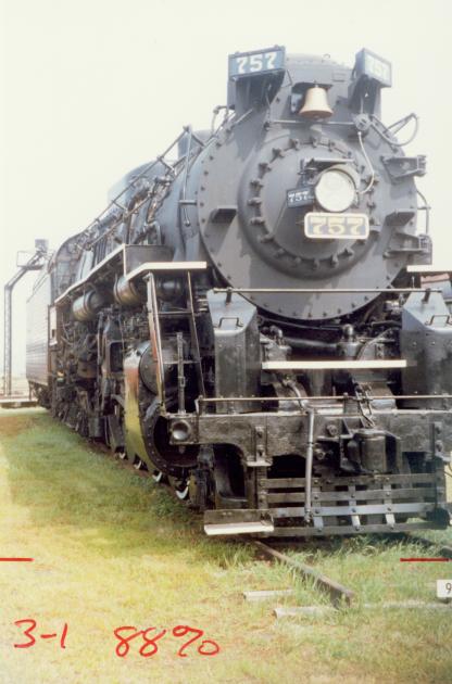 NKP 757 Strasburg PA Right front view | The Nickel Plate Archive