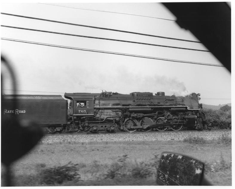 NKP 765 Kirkwood NY 8-1988 wb | The Nickel Plate Archive