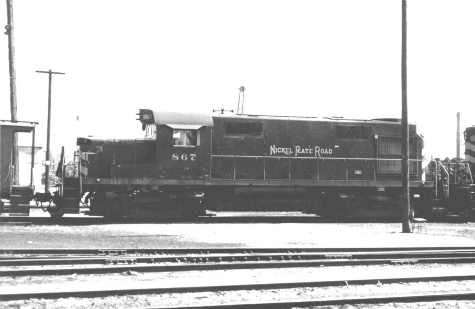 NKP #867 RS36 Michigan City 9-05-66 | The Nickel Plate Archive