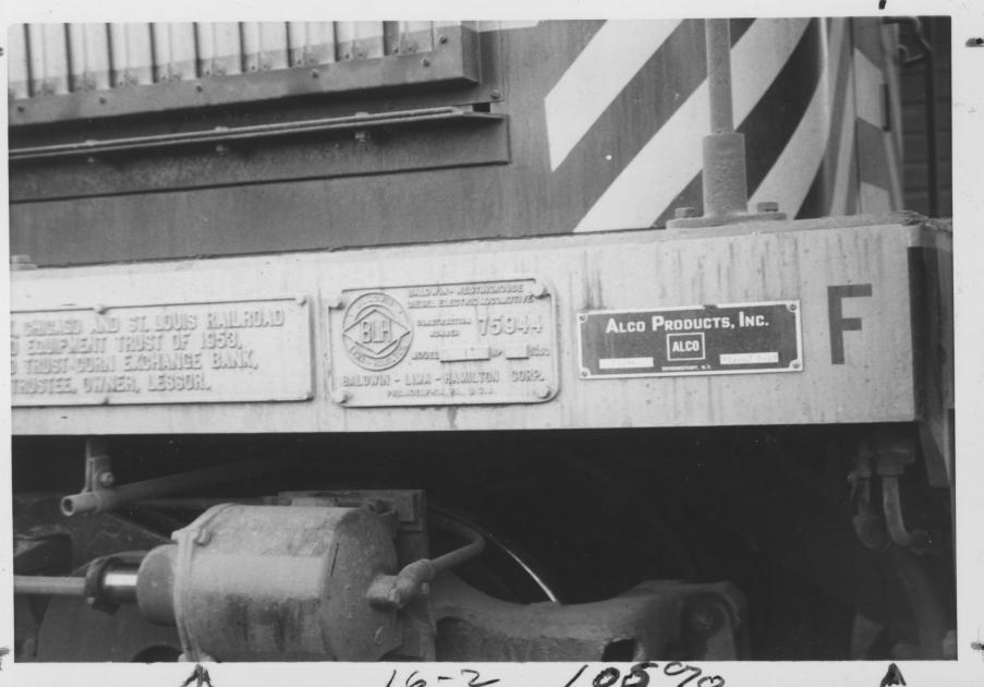 NKP AS16 321 Two Builders Plates 11-26-60 | The Nickel Plate Archive