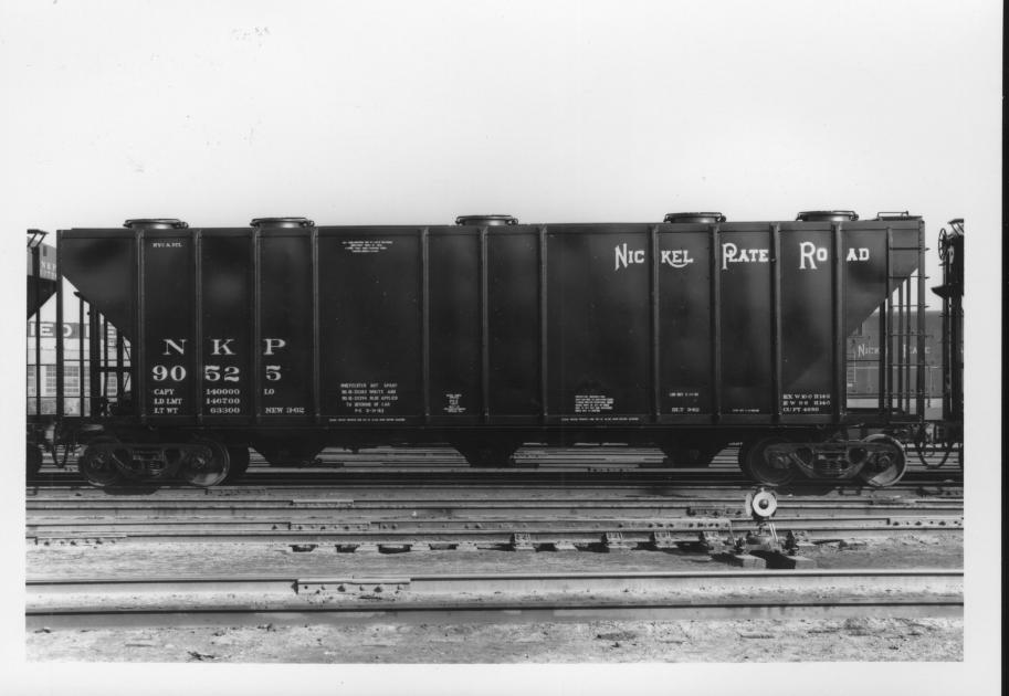 NKP Covered Hopper 90525 New Car 1962 | The Nickel Plate Archive