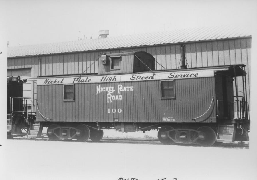 NKP Caboose 100 Marion IN 5-22-1966 | The Nickel Plate Archive