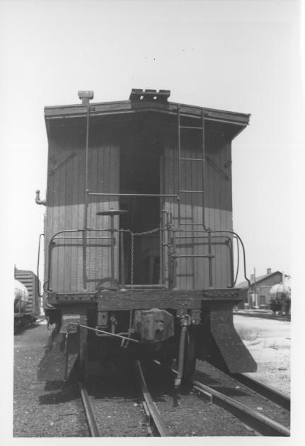 NKP Caboose 1000 series End View | The Nickel Plate Archive