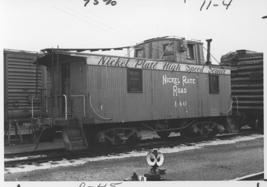 NKP Caboose 140 Indianapolis IN 1964 | The Nickel Plate Archive