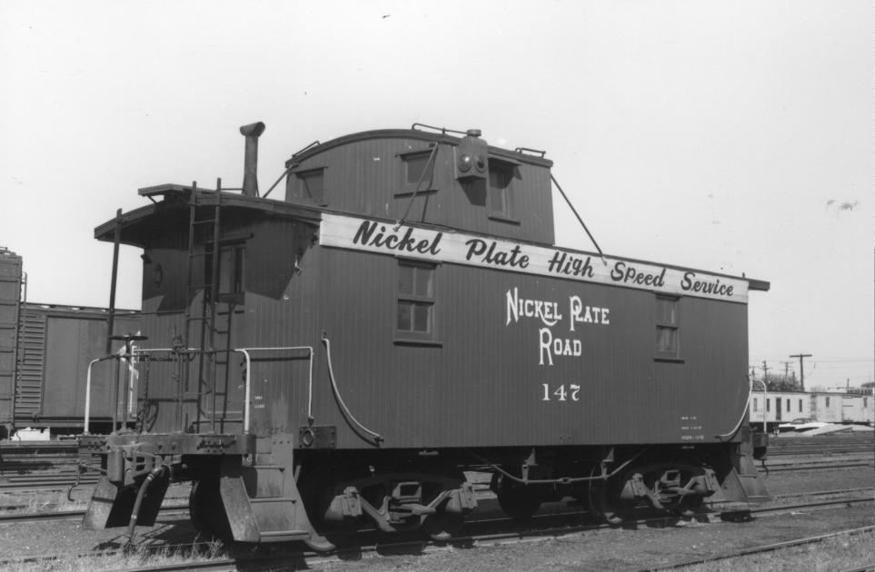 NKP Caboose 147 Toledo OH 10-8-1956 RVH | The Nickel Plate Archive