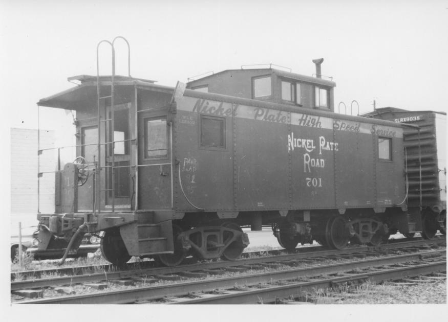 NKP Caboose 701 Fremont OH 5-11-1964 | The Nickel Plate Archive