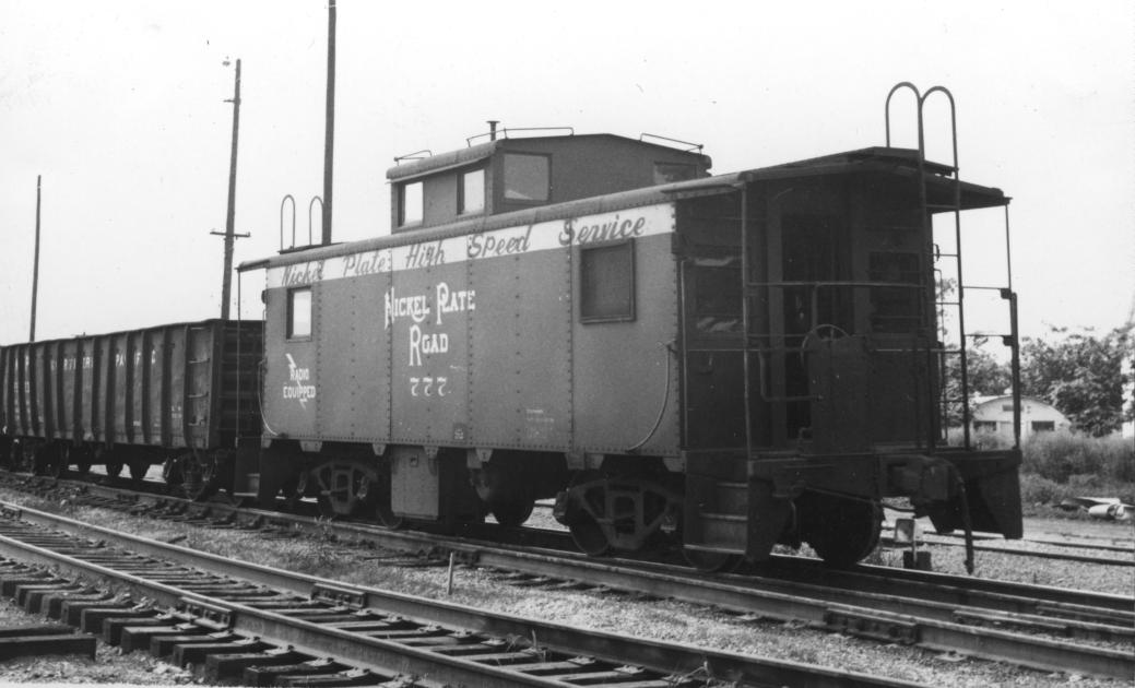 NKP Caboose 777 Bellevue OH 8-28-1966 | The Nickel Plate Archive