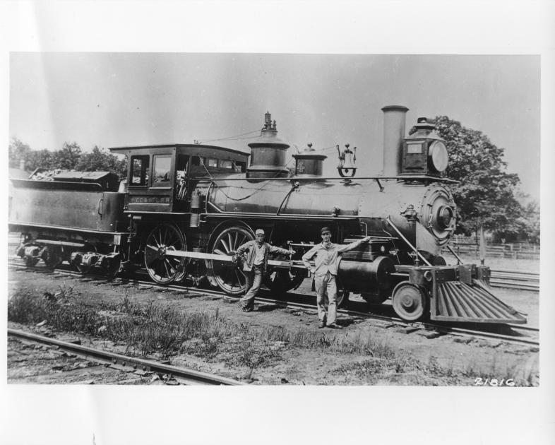 NKP Class A 4 with crew Smithsonian 21816 | The Nickel Plate Archive