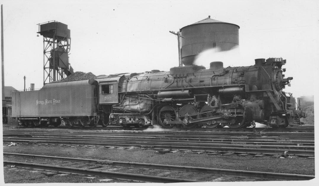 NKP Class S 707 Madison IL 1950's | The Nickel Plate Archive