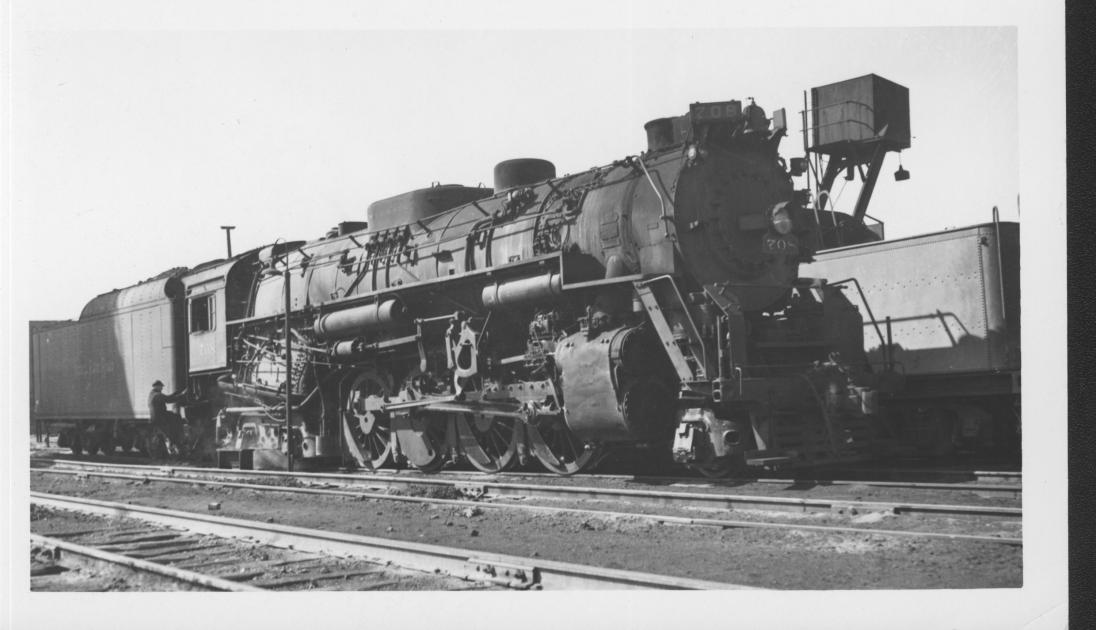 NKP Class S 708 Peoria IL 5-7-1950 CAB | The Nickel Plate Archive