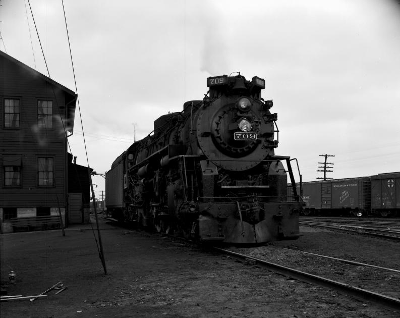 NKP Class S 709 Madison IL 1954 | The Nickel Plate Archive