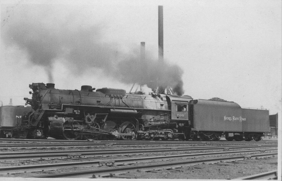 NKP Class S 709 Peoria IL 7-10-1950 | The Nickel Plate Archive