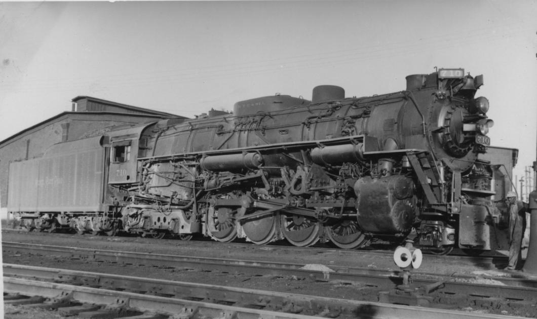 NKP Class S 710 Bellevue OH 1940's | The Nickel Plate Archive
