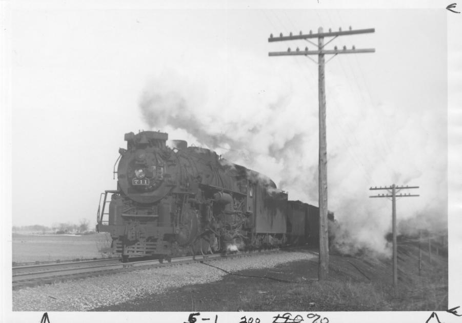 NKP Class S 711 Clarks Hill IN 1-16-1955 RST | The Nickel Plate Archive