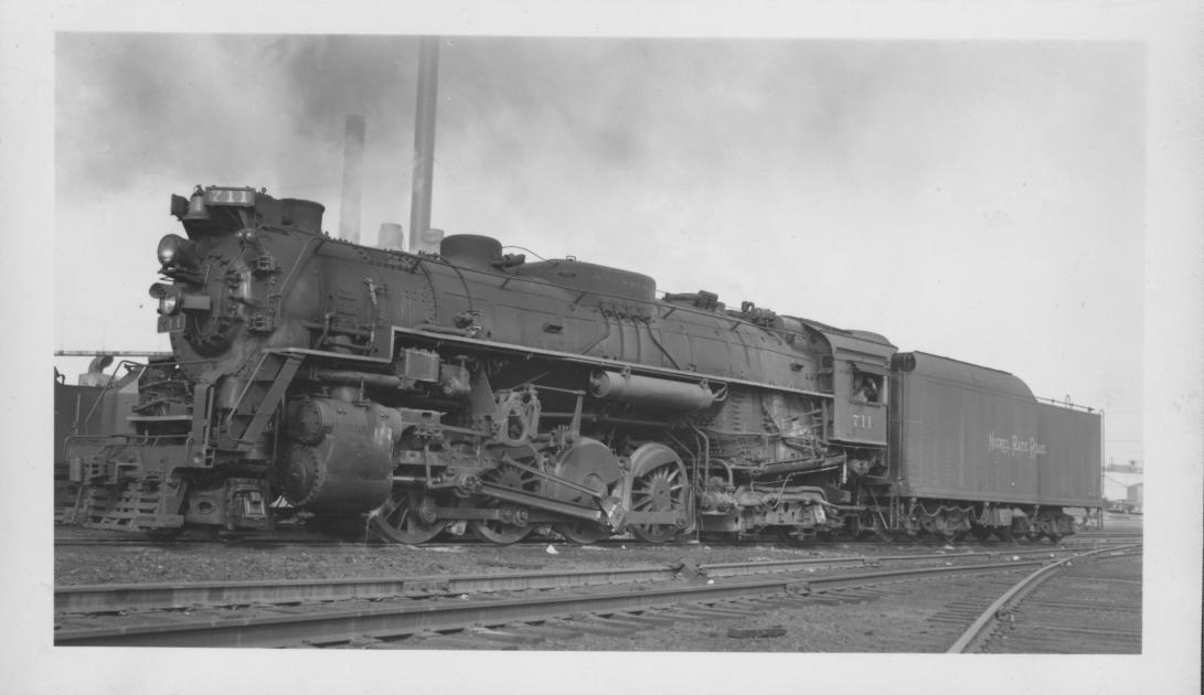 NKP Class S 711 Peoria IL 3-23-1950 | The Nickel Plate Archive