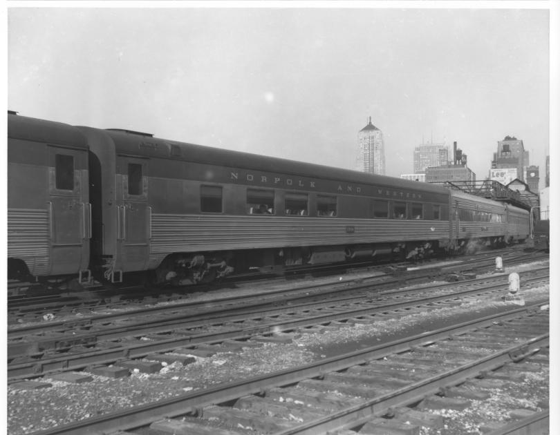 NKP Coach 104 as N&W 1704 Chicago IL 1960's | The Nickel Plate Archive
